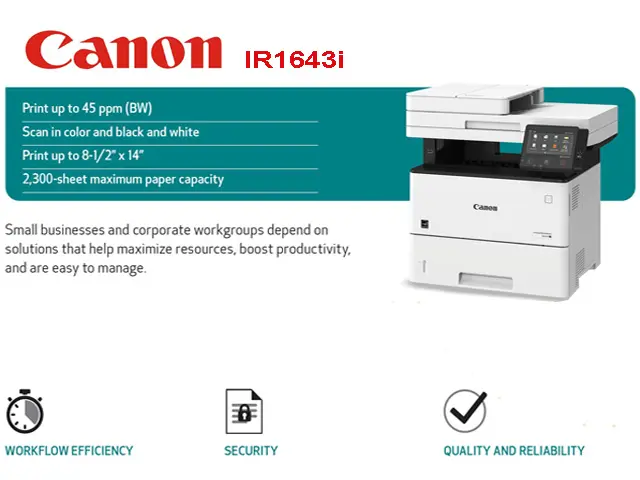 Canon imageRUNNER 1643i | Home Office Printers & Scanners